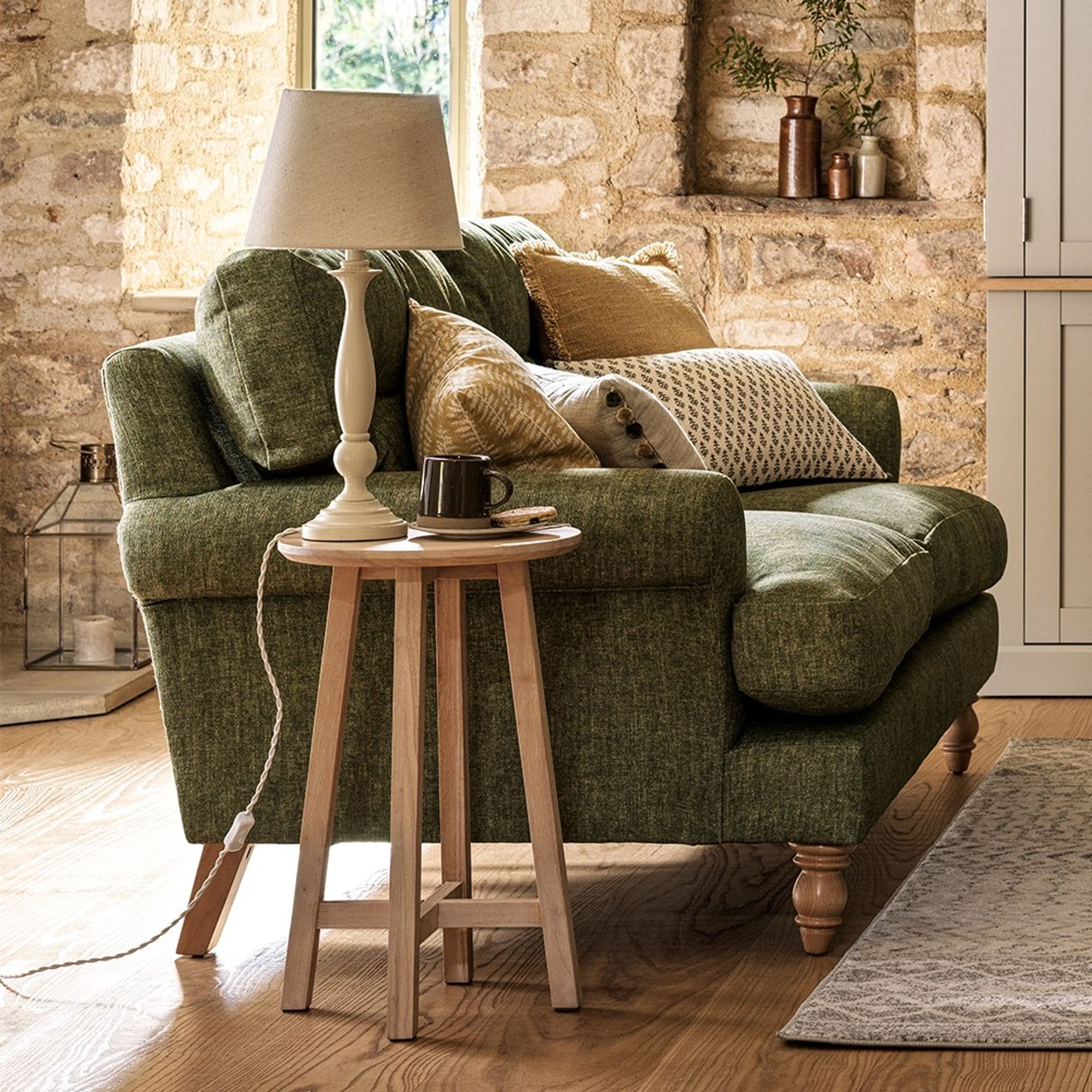 Metal & Wooden Lamp and Side Tables | The Cotswold Company