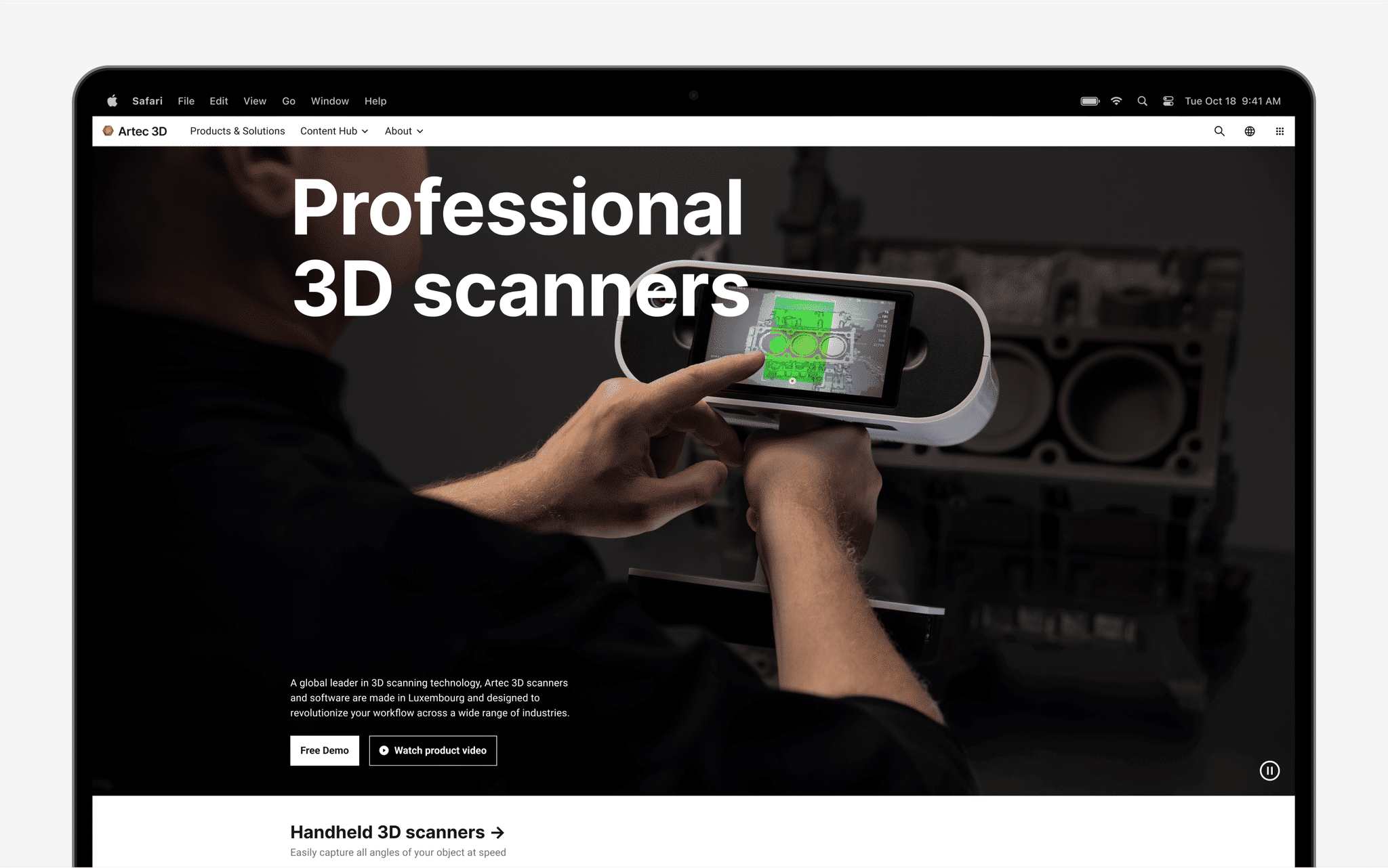 Artec 3D brand identity and design system • Daniil Sukhovskoy