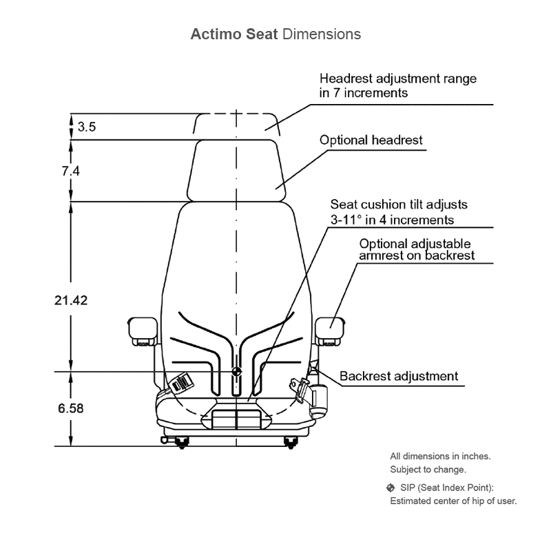 Grammer Actimo | Seats | Operator Chair Systems & Seats | J.R. Merritt ...