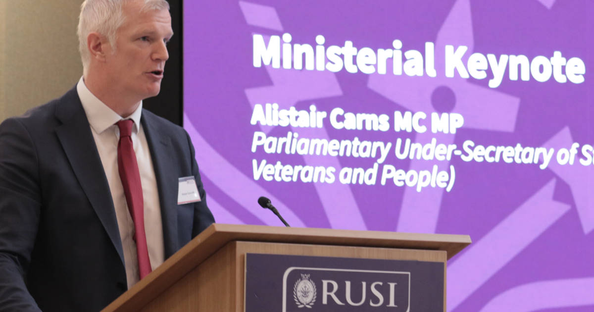 Veterans Minister and Senior Military Officials Address RUSI’s Reserves ...