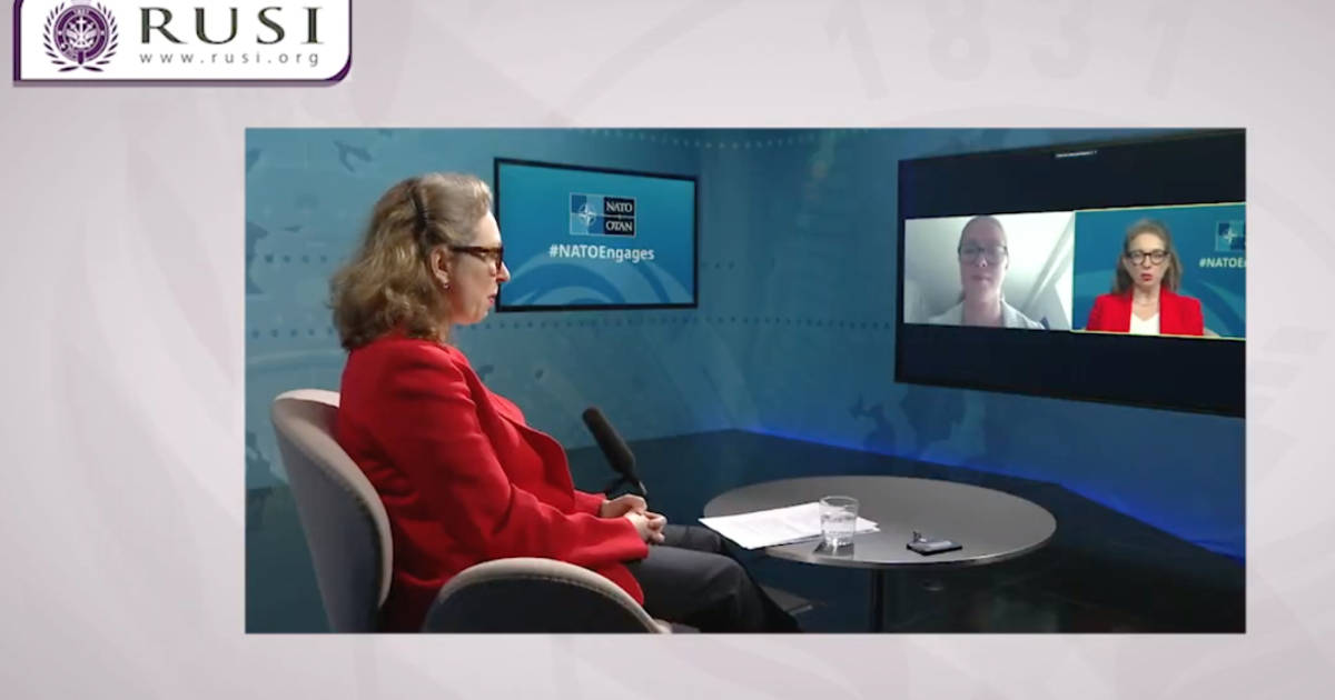 Isabel interviews Burcu San | Royal United Services Institute