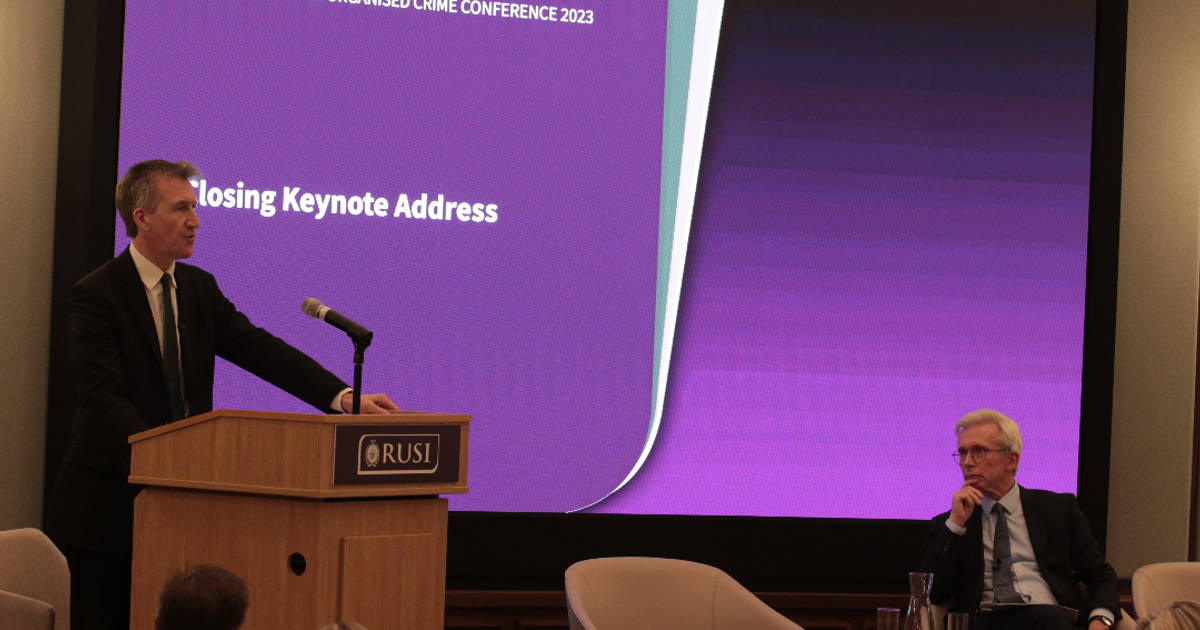 RUSI Holds Its Inaugural Serious and Organised Crime Conference | Royal ...
