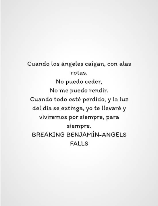 Frase #492231: Cuando los ángeles caigan, con alas rotas. No puedo ...