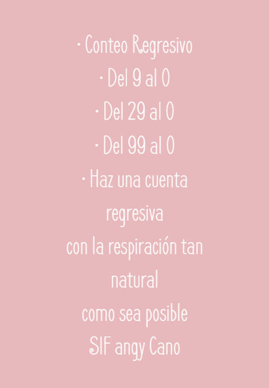 Frase #771355: • Conteo Regresivo • Del 9 al 0 • Del 29 al 0 • Del 99 ...