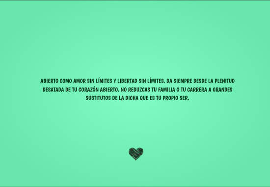 Frase #818669: Abierto como amor sin límites y libertad sin límites. Da ...