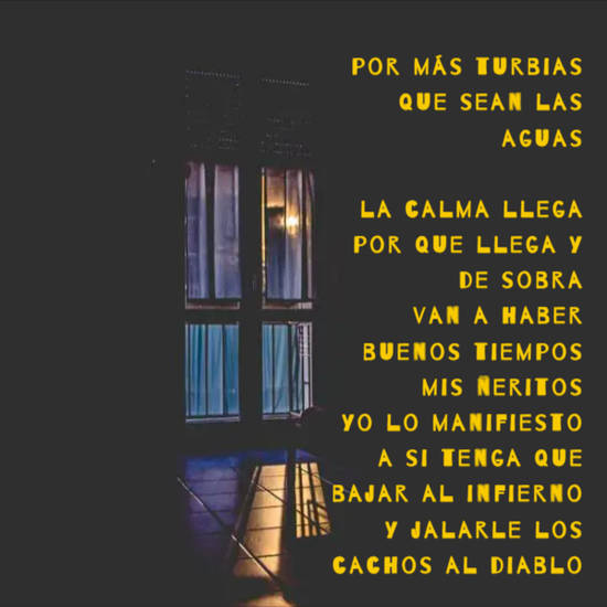 Frase #865501: por más turbias que sean las aguas la calma llega por ...