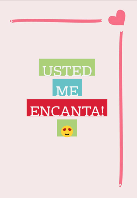Frase #101125: Usted me encanta! ? – Crea Tu Frase