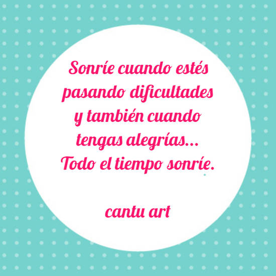 Frase #113533: Sonríe cuando estés pasando dificultades y también ...