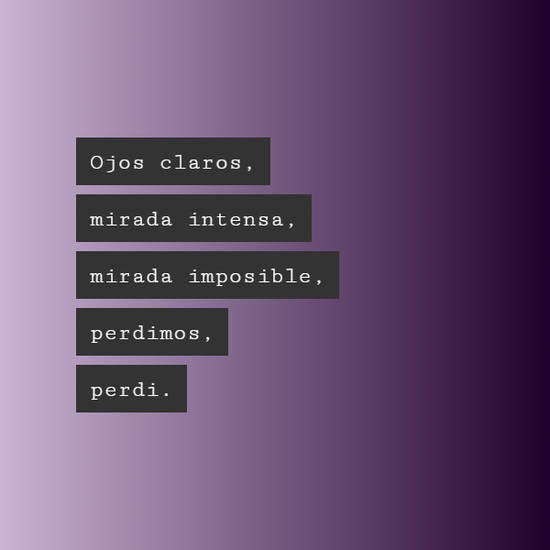 Frase #254775: Ojos claros, mirada intensa, mirada imposible, perdimos ...