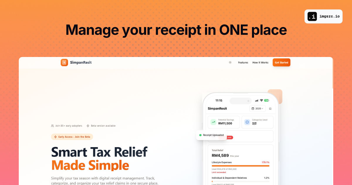 SimpanResit — Smart Receipt Vault
