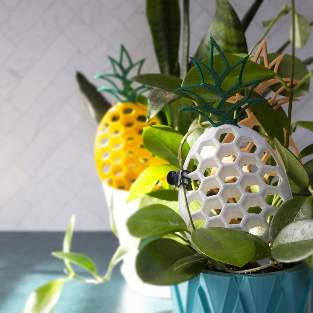 3D Printed Pineapple Trellis | Print A Pot