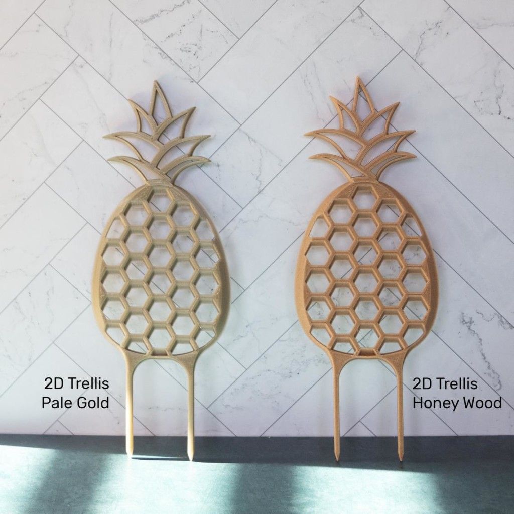 3D Printed Pineapple Trellis | Print A Pot