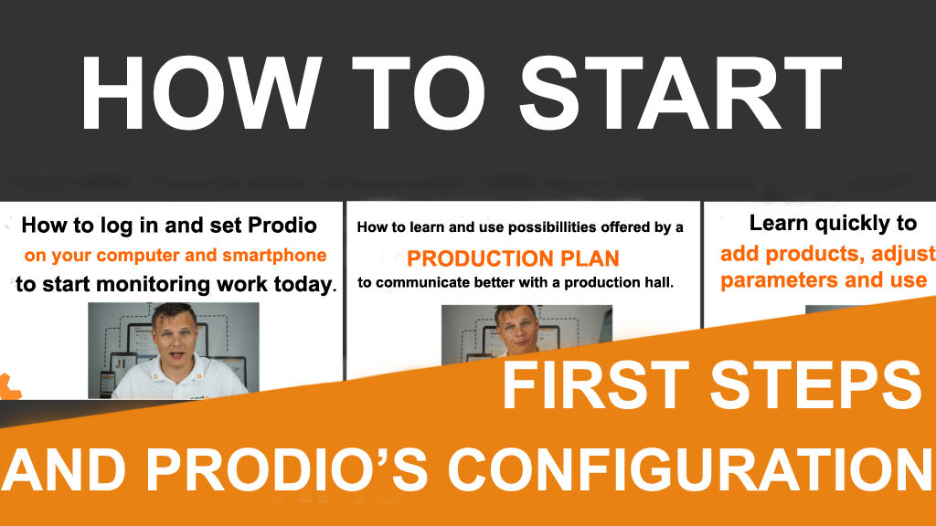 Quick start - Prodio's video tutorials