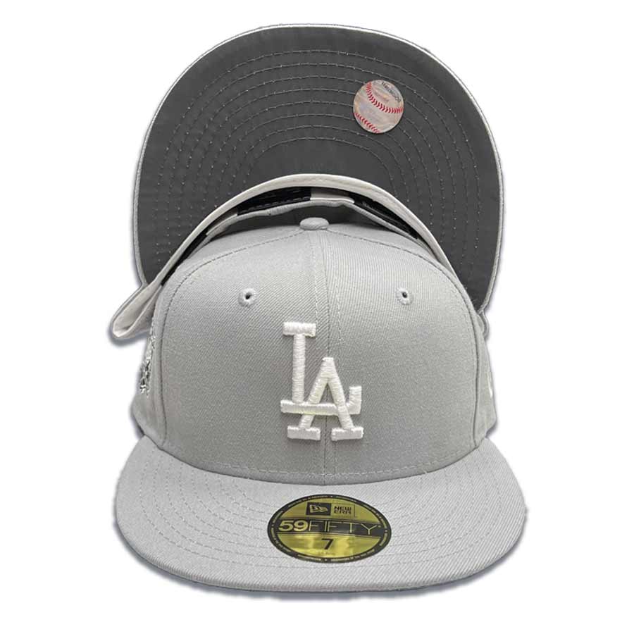 Los Angeles Dodgers Grey 40th Patch 3M Reflective UV 59FIFTY Fitted Hat