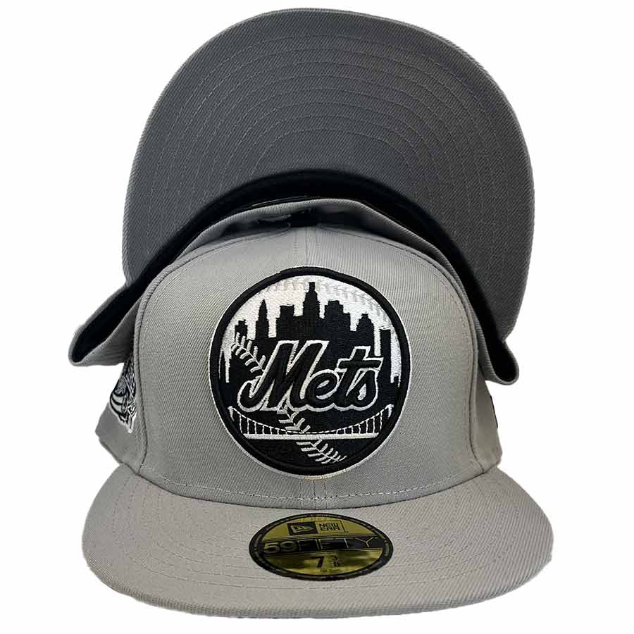 New York Mets Grayscale Pack Collection Subway Series Patch Stone Gray ...
