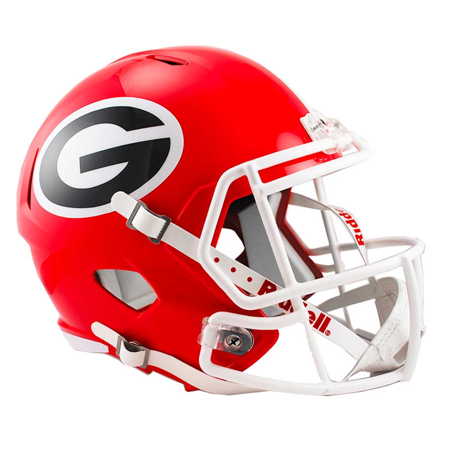 Georgia Bulldogs Red Riddell Replica Speed Full Size Helmet