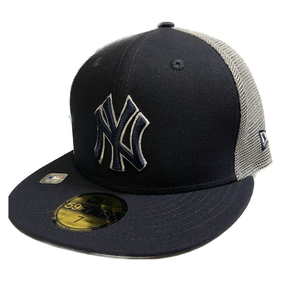 New York Yankees Navy Batting Practice White Mesh Back 59FIFTY New Era ...