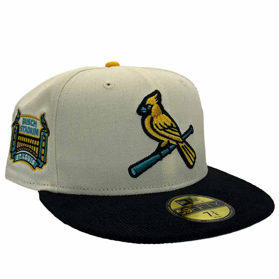 St Louis Cardinals Chrome Cord Pack Busch Stadium Patch Teal UV 59FIFTY ...