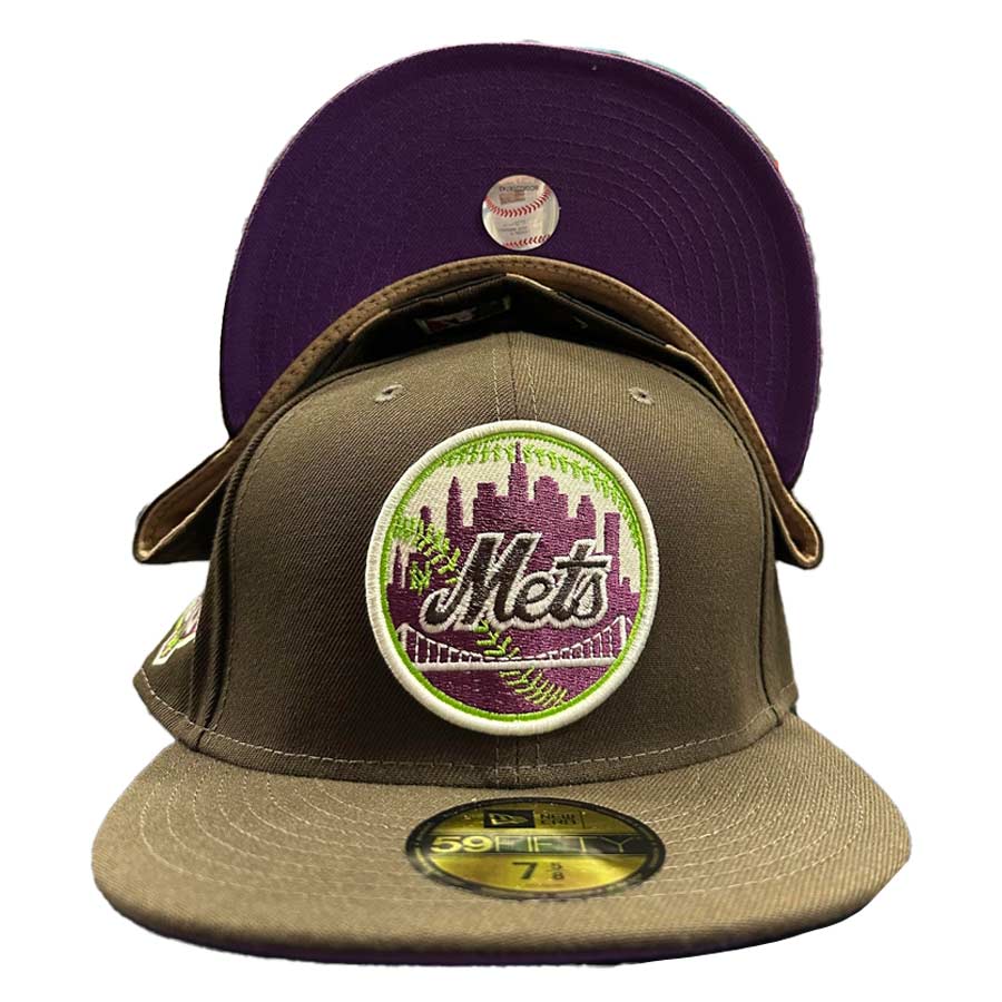 New York Mets Brown Pro Image Exclusive 50th Aniv Patch Tan Suede ...