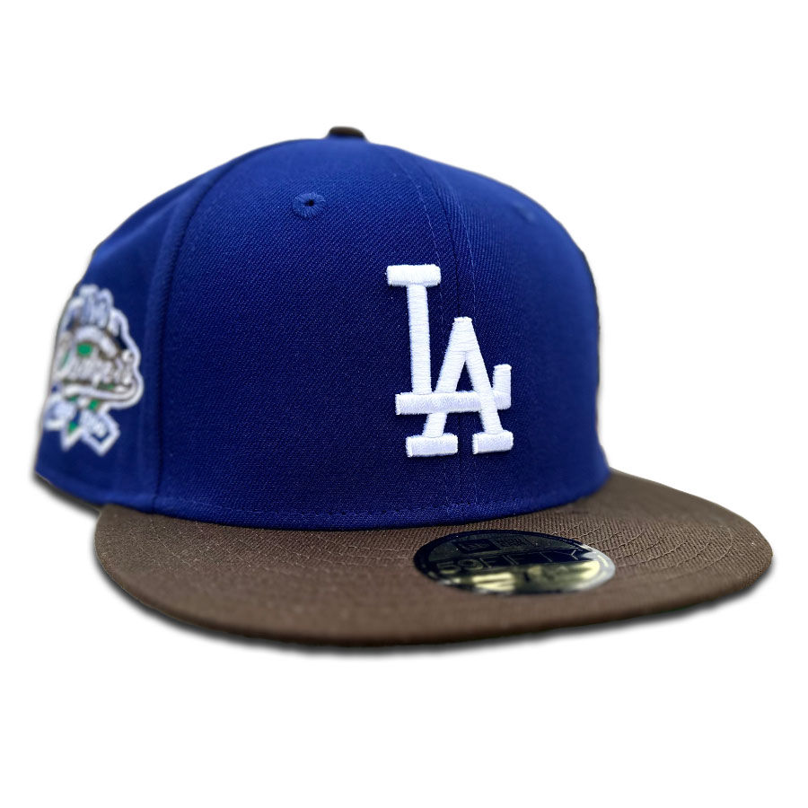 Los Angeles Dodgers Blue Lagoon 100th Patch Green UV 59FIFTY Fitted Hat