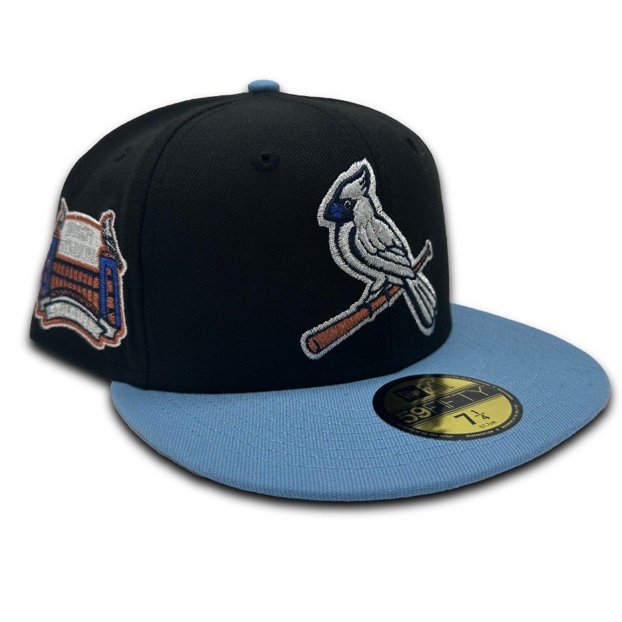 St. Louis Cardinals Black 2 Tone Busch Stadium Patch Gray UV 59FIFTY ...
