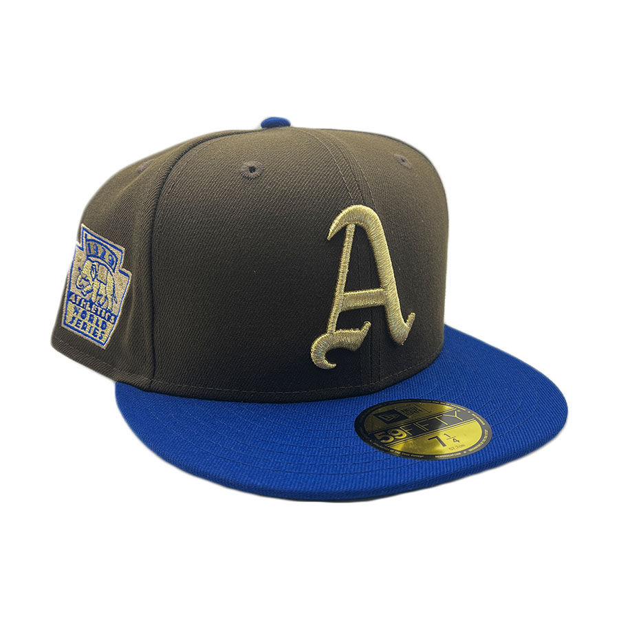 Oakland Athletics Brown Two Tone Old English Pack 1929 WS Patch Green ...