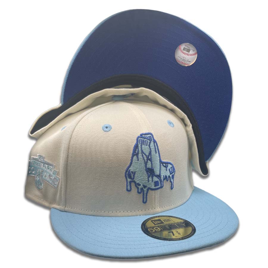 Boston Red Sox White "Drippy Ice" PCB 100 Years Patch Blue UV 59FIFTY ...