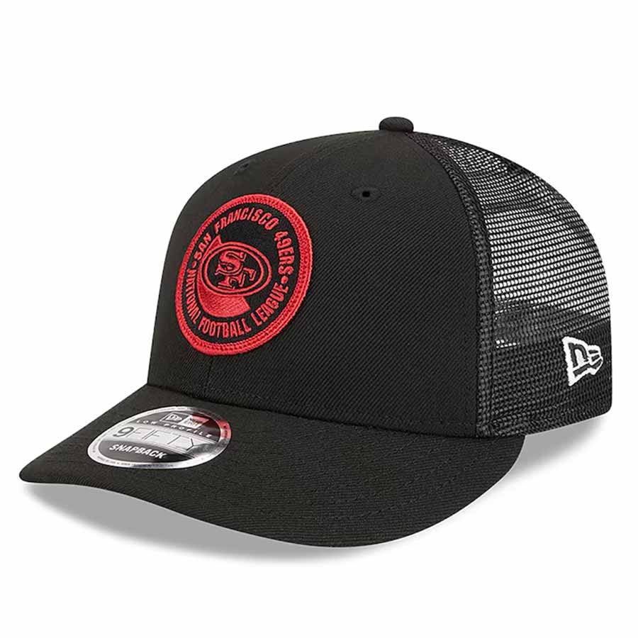 San Francisco 49ers 2023 NFL Sideline Black New Era Low Profile 9FIFTY ...