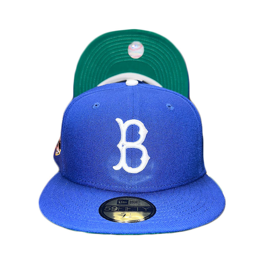 Brooklyn Dodgers Blue Leon in the Lab Clemente Patch Green UV 59FIFTY ...
