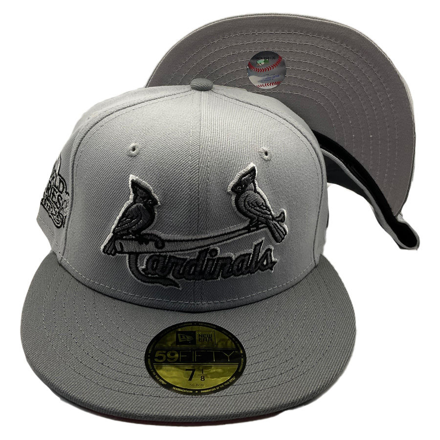 St. Louis Cardinals Gray 2011 WS Patch Gray UV 59FIFTY Fitted Hat