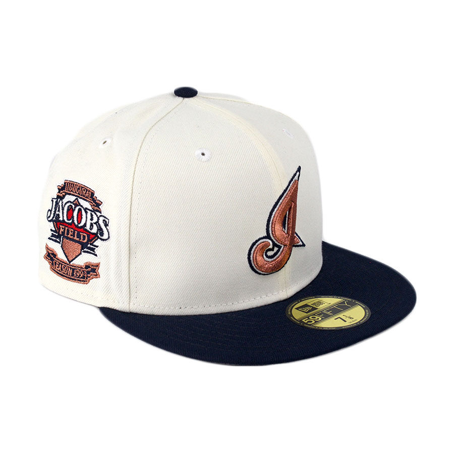 Cleveland Indians Chrome Two Tone Jacobs Field Patch Gray UV 59FIFTY ...