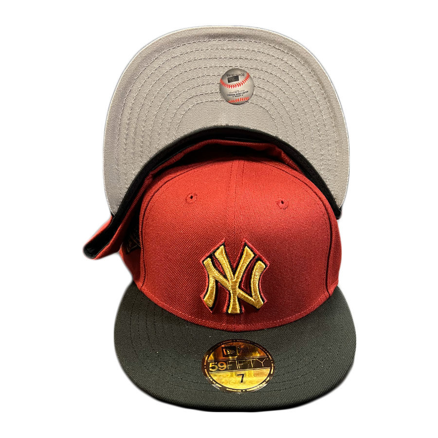 New York Yankees Red Two Tone Red Brick Pack Gray UV New Era 59FIFTY ...