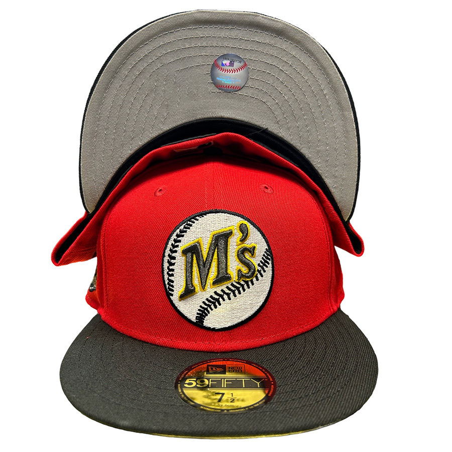 Seattle Mariners Red Renzy Pack 35th Aniv Patch Gray UV New Era 59FIFTY ...