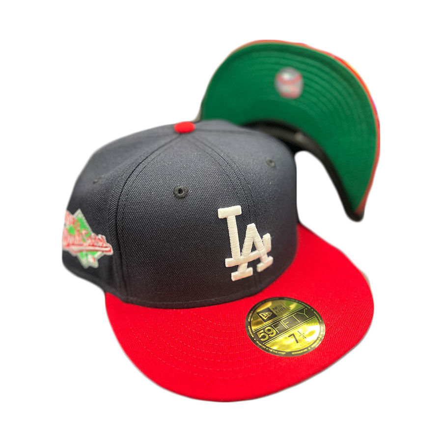 Los Angeles Dodgers Navy Two Tone Compton Aux 2 Pack 1988 WS Patch ...