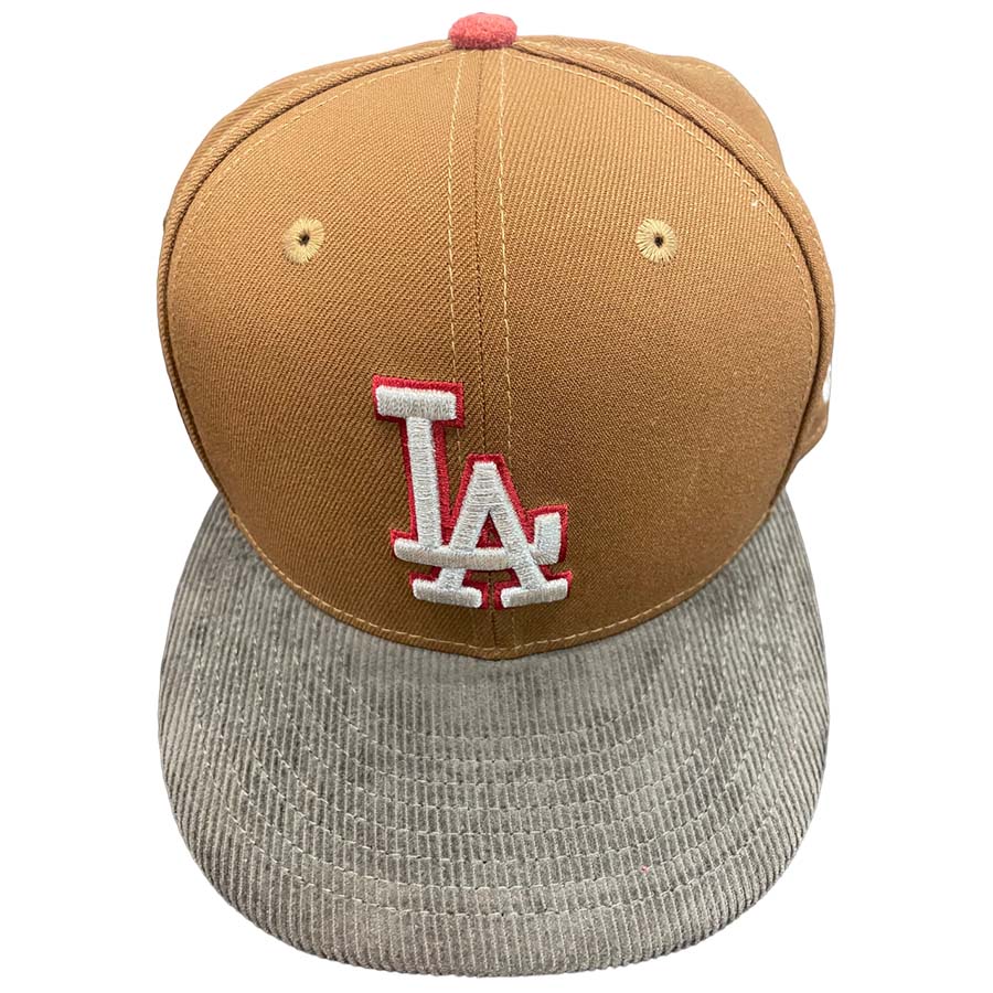 Los Angeles Dodgers Brown Cord Bill 1980 ASG Patch Red Suede UV 59FIFTY ...