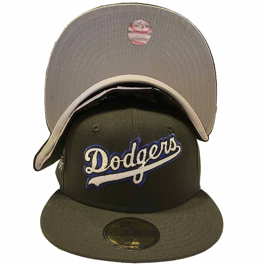 Los Angeles Dodgers All Black Dodgers Cursive Logo 40th Anniversary ...