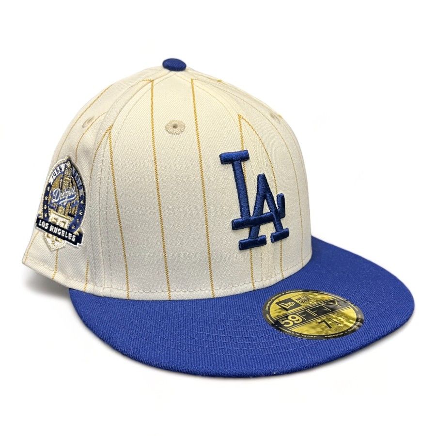 Los Angeles Dodgers Chrome Gold Pinstripe Pro Image Exclusive New Era ...