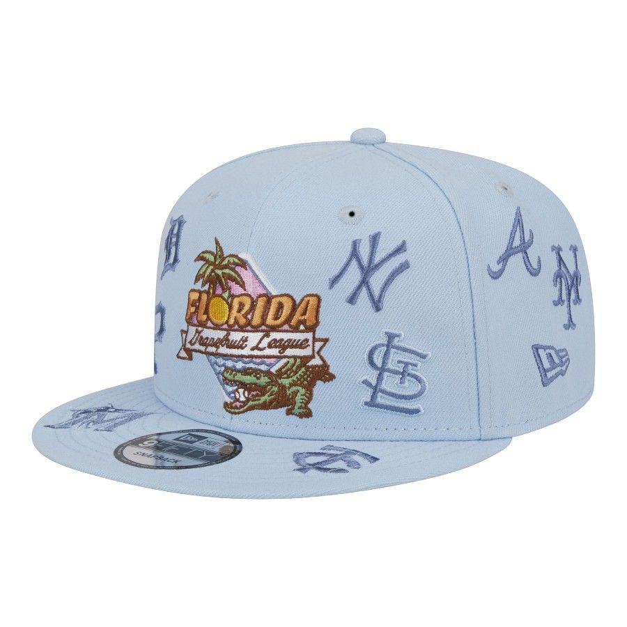 Florida Grapefruit League Scatter Blue New Era 9FIFTY Snapback Hat