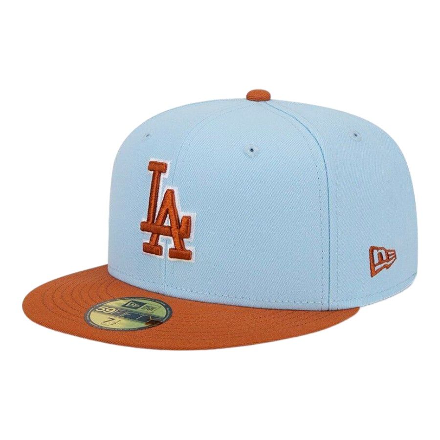 Los Angeles Dodgers Light Blue and Brown Color Pack Gray UV New Era ...