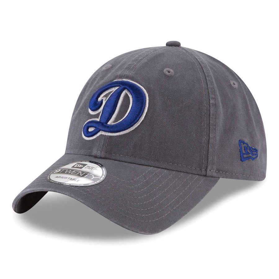 Los Angeles Dodgers D Logo Graphite Basic Core Classic New Era 9TWENTY ...