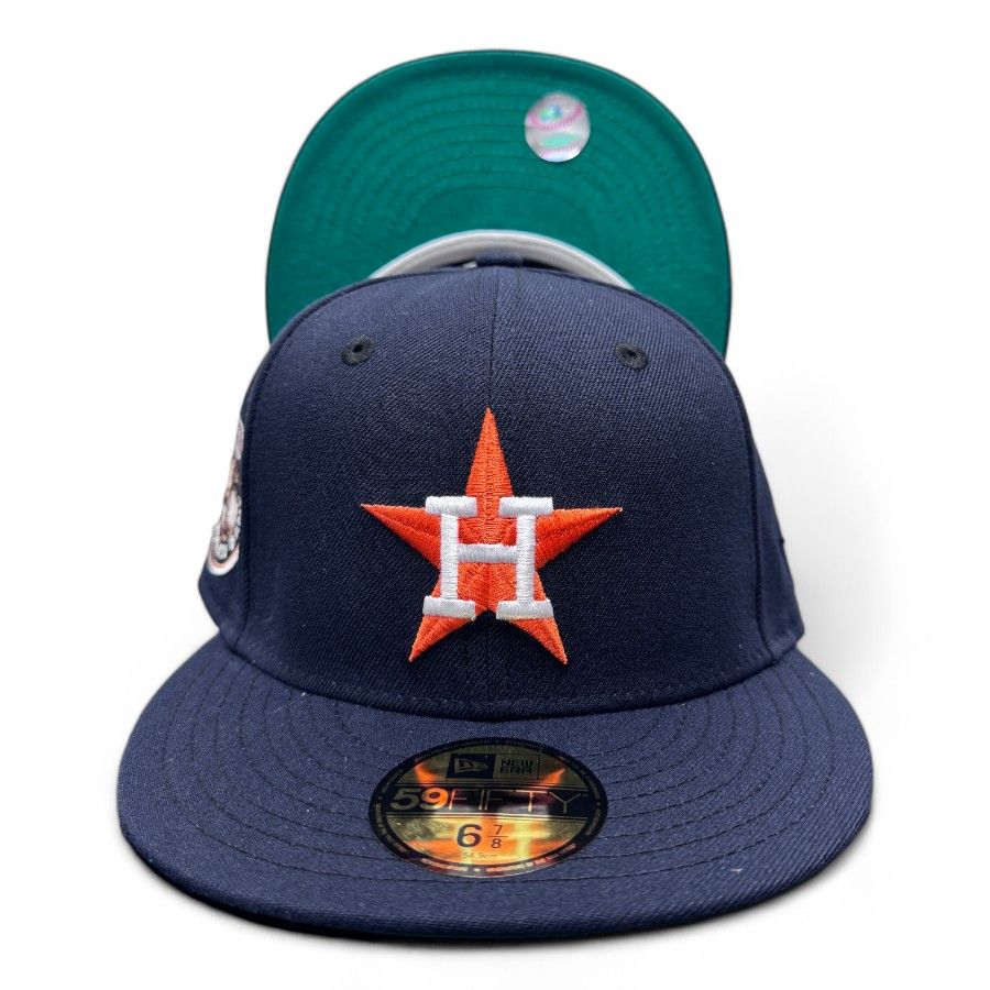 Houston Astros Navy Leon in the Lab 2024 Civil Rights Game Patch Green ...