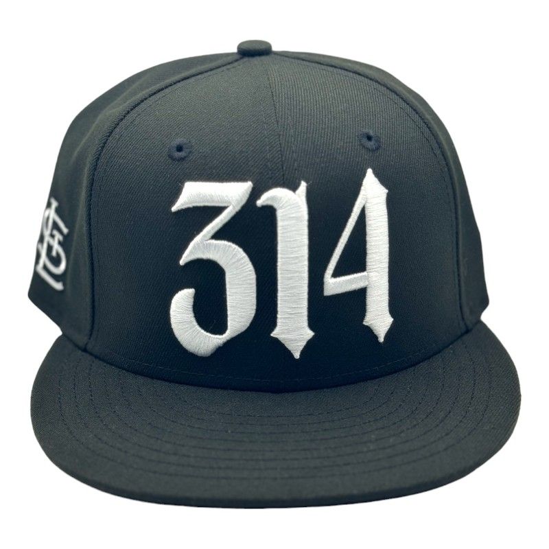 St. Louis Cardinals Classic Black and White 314 Custom Logo Black UV ...