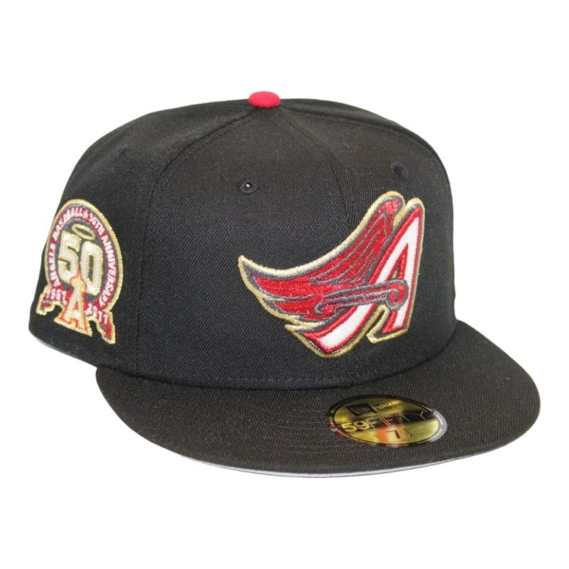 Los Angeles Angels Black "Kat Asta 2.0" 50th Anniversary Patch Gray UV ...