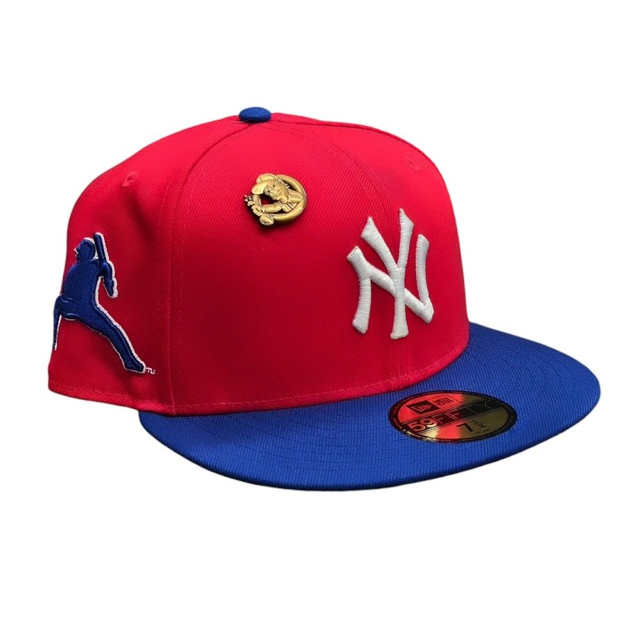 New York Yankees Red and Blue Leon in the Lab Batter Patch Green UV ...