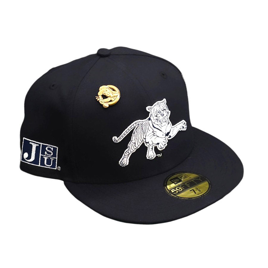 Jackson State Tigers Navy Leon in the Lab JSU Patch Green UV 59FIFTY ...