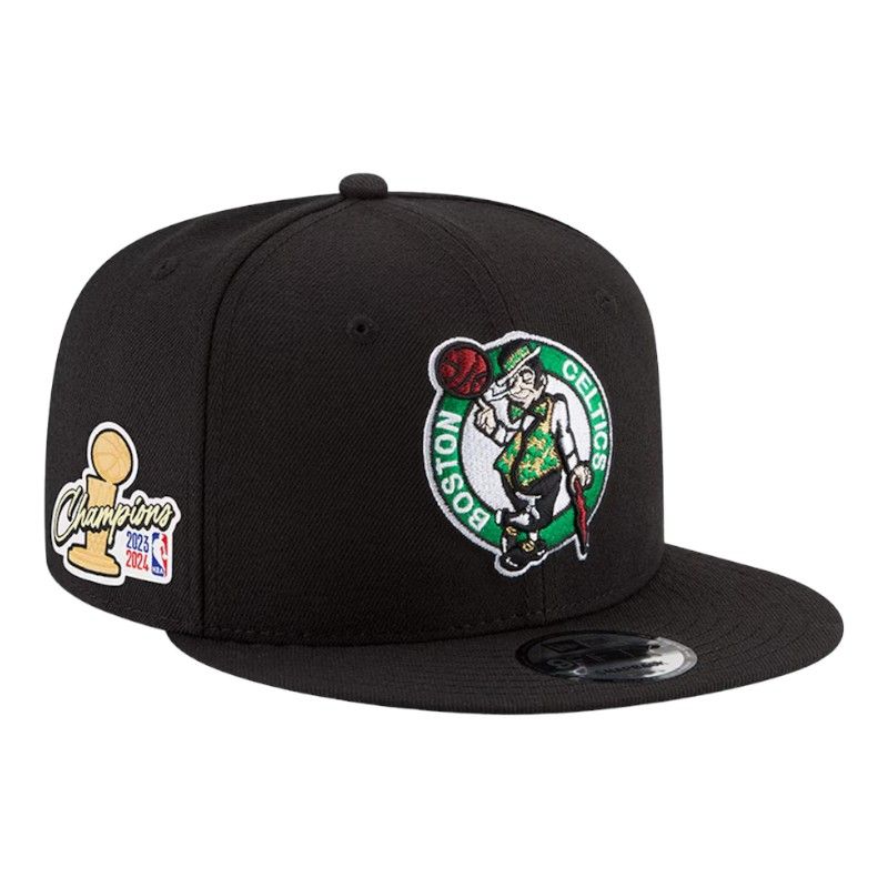 Boston Celtics Black 2024 NBA Finals Champions Side Patch New Era ...