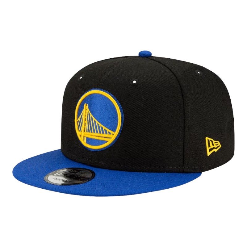 Golden State Warriors Black and Royal Blue Team Color Basic NBA New Era ...