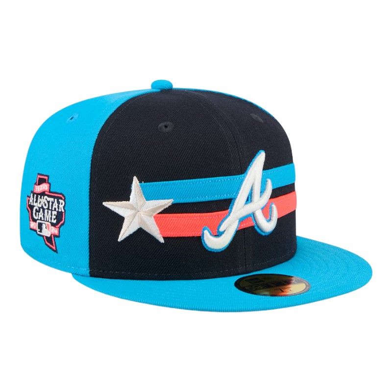 Atlanta Braves Navy and Teal 2024 MLB All-Star Game New Era 59FIFTY ...