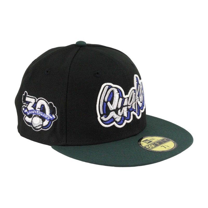 Rancho Cucamonga Quakes Black and Green 30th Patch Gray UV MiLB New Era ...