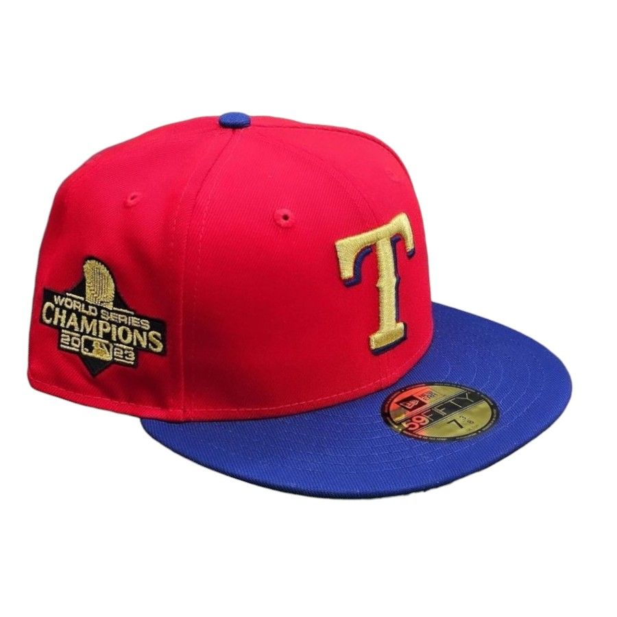 Texas Rangers Red and Royal Blue Leon in the Lab 2023 WS Champions ...